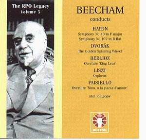 SIR THOMAS BEECHAM, The RPO Legacy Volume 5: Classical CD Reviews-June ...