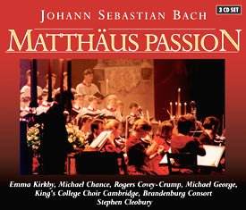 JS Bach - St. Matthew Passion [RH]: Classical CD Reviews- June 2003 ...