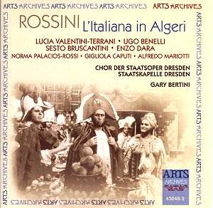 ROSSINI L'Italiana in Algeri ARTS ARCHIVE 43048-2 [RH]: Classical CD ...